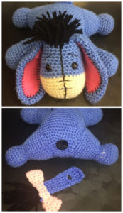 Amigurumi Crochet Eeyore Toy [Free Pattern]